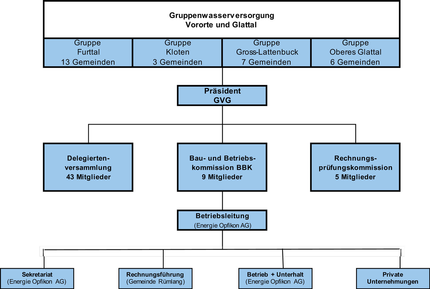 Organe und Organigramm - GVG